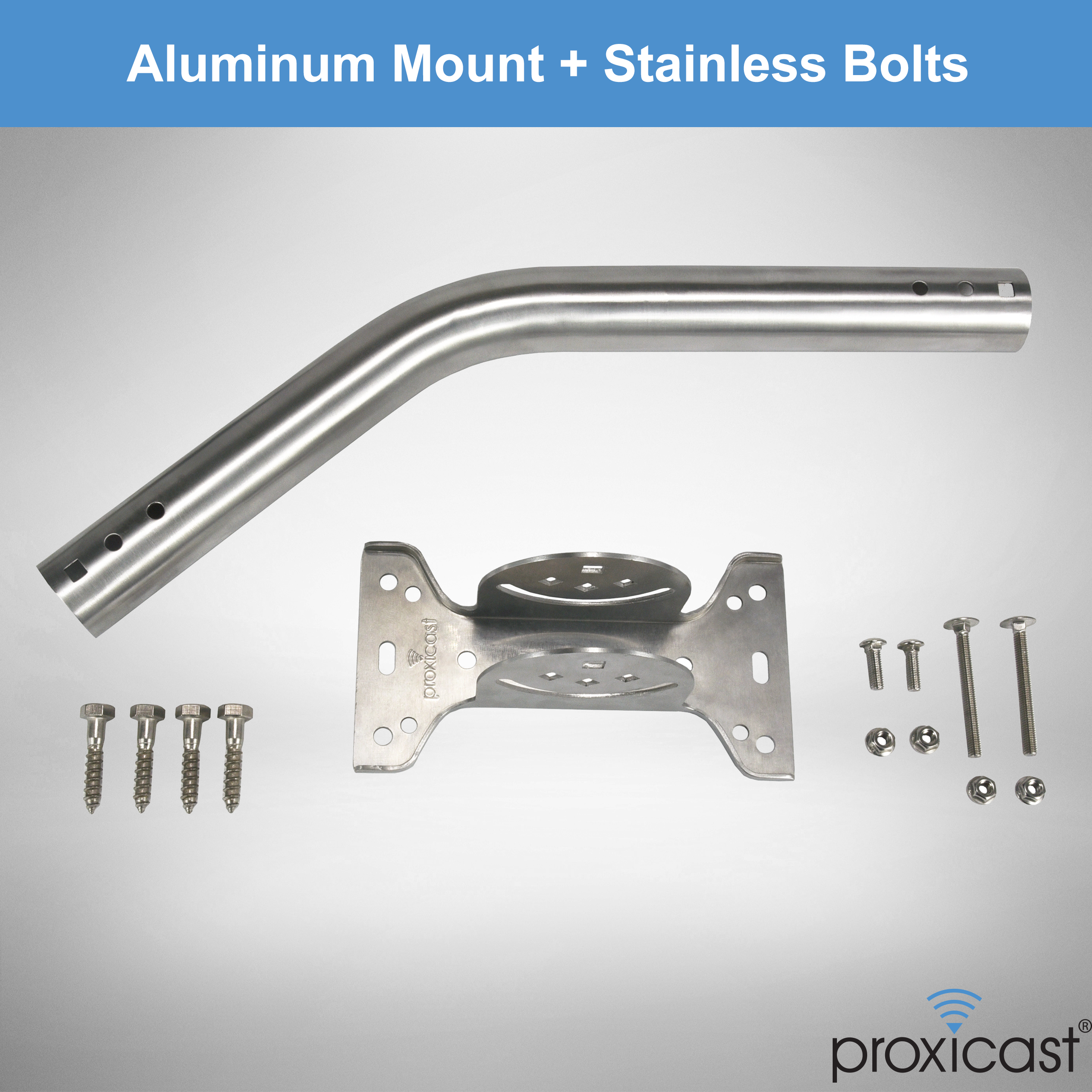 Amazmount Heavy Duty Antenna Mast Bracket Weather-resistant Amazmount ...