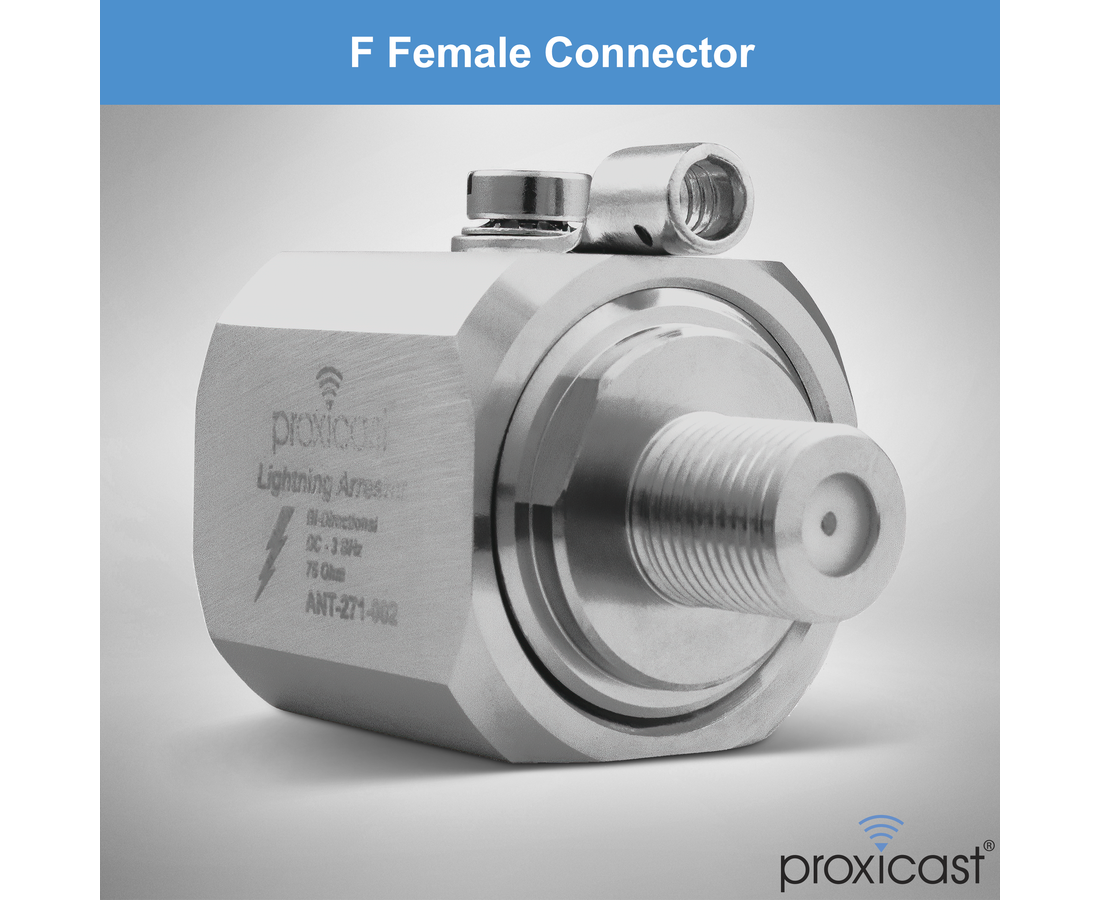 Proxicast - 75 Ohm Lightning Arrester (F Female / F Female)