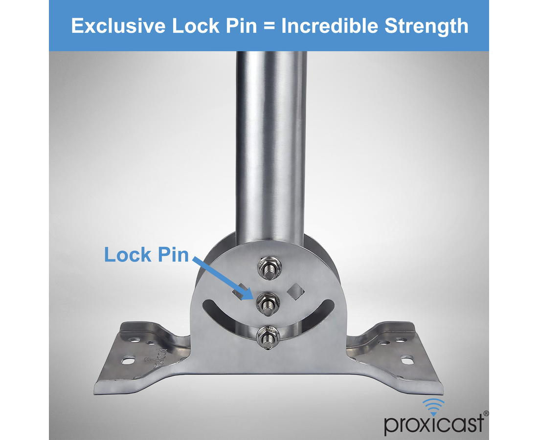 Proxicast - Pro-Grade J-Max Aluminum J-Pipe Antenna Mount - Universal ...